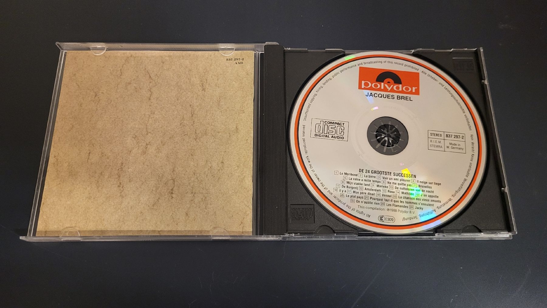 Jacques Brel - De 21 Groote Successen 1 - CD wie neu! (Gebraucht) in ...