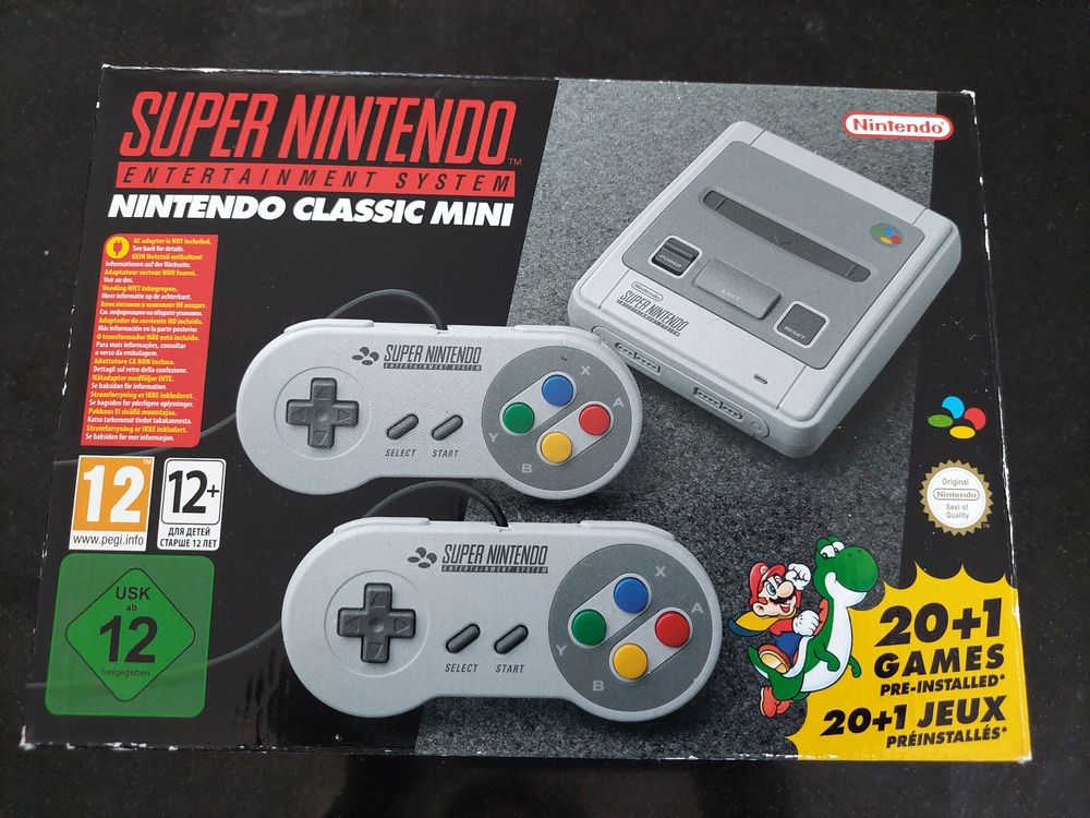 SUPER NINTENDO CLASSIC MINI mit über 300 Spiele!! | Kaufen auf Ricardo