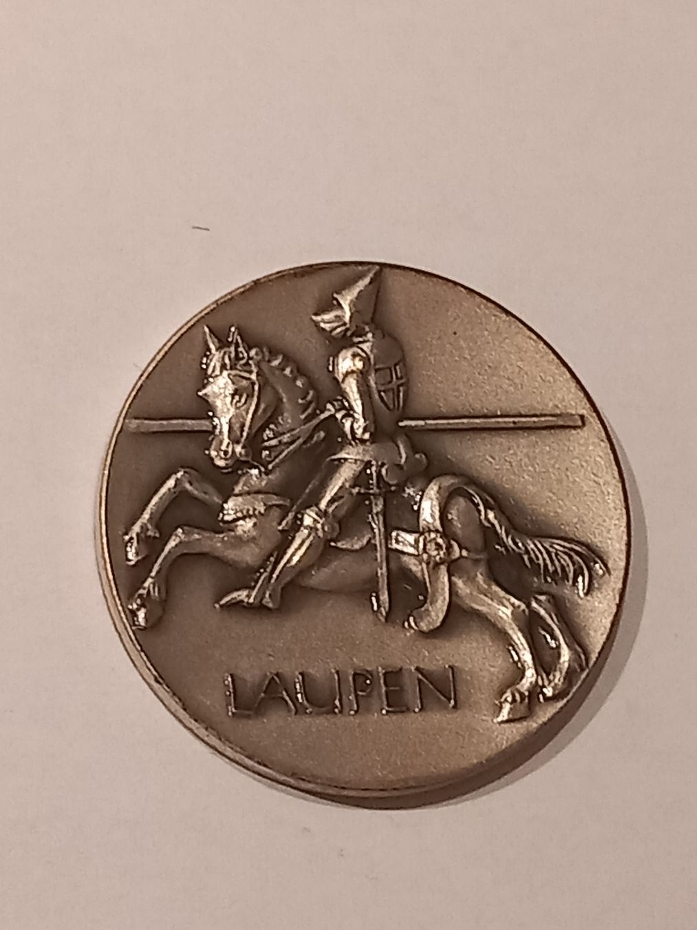 Laupen Gedenkmedaille 1969, Ritter zu Ross, Top Zustand (Gebraucht) in ...