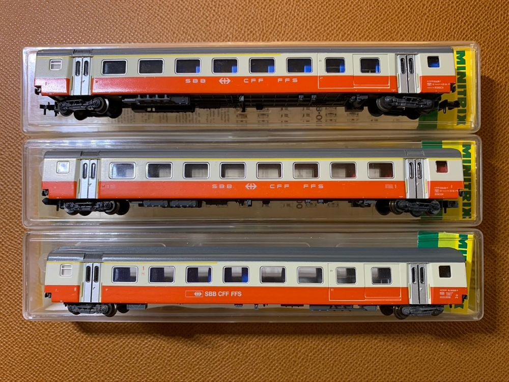 Minitrix N 13322/3146/3149 PW-EW III Swissexpress Zug SBB (Neu (gemäss Beschreibung)) in Zürich ...
