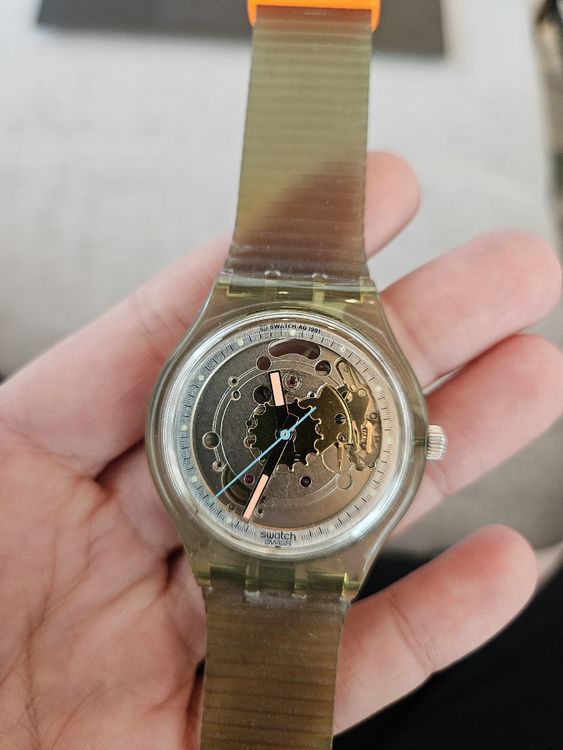 Swatch SAN100 Blue Matic automatic, 1991 vintage | Kaufen auf Ricardo