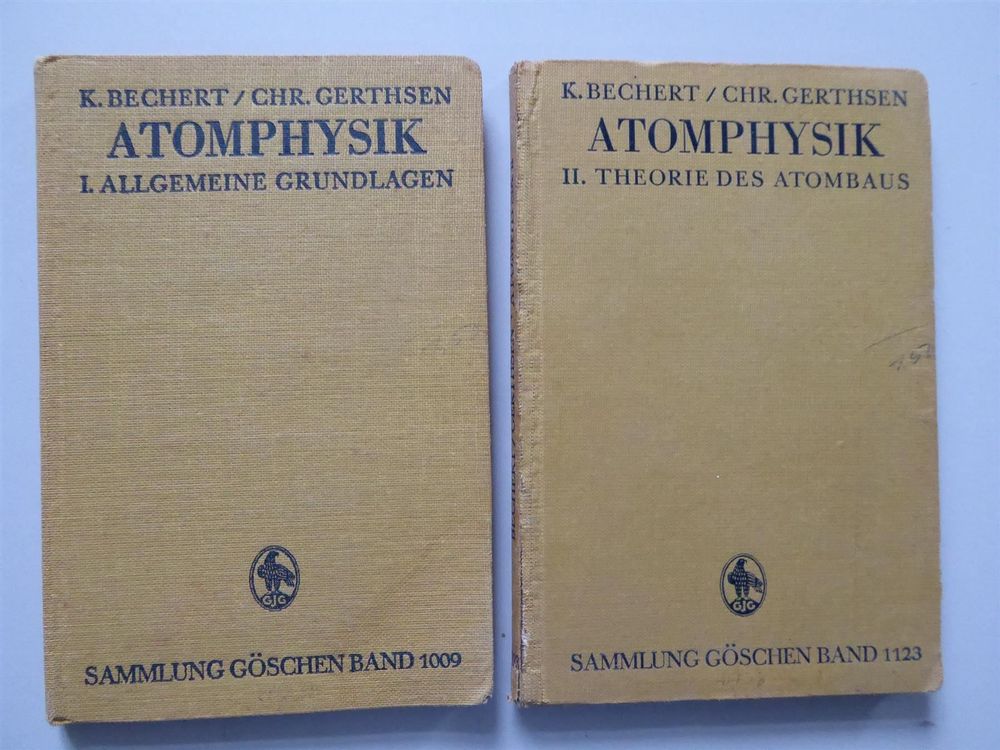 Atomphysik I und II Sammlung Göschen | Kaufen auf Ricardo