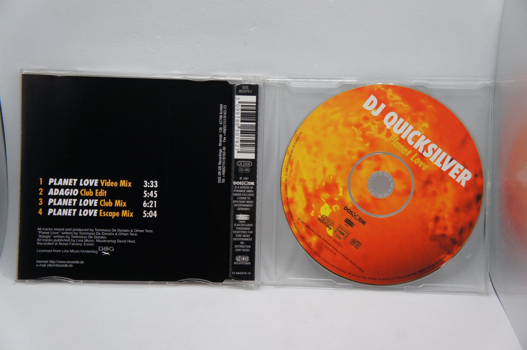 Maxi CD DJ Quicksilver – Planet Love / Trance (Gebraucht) in ...