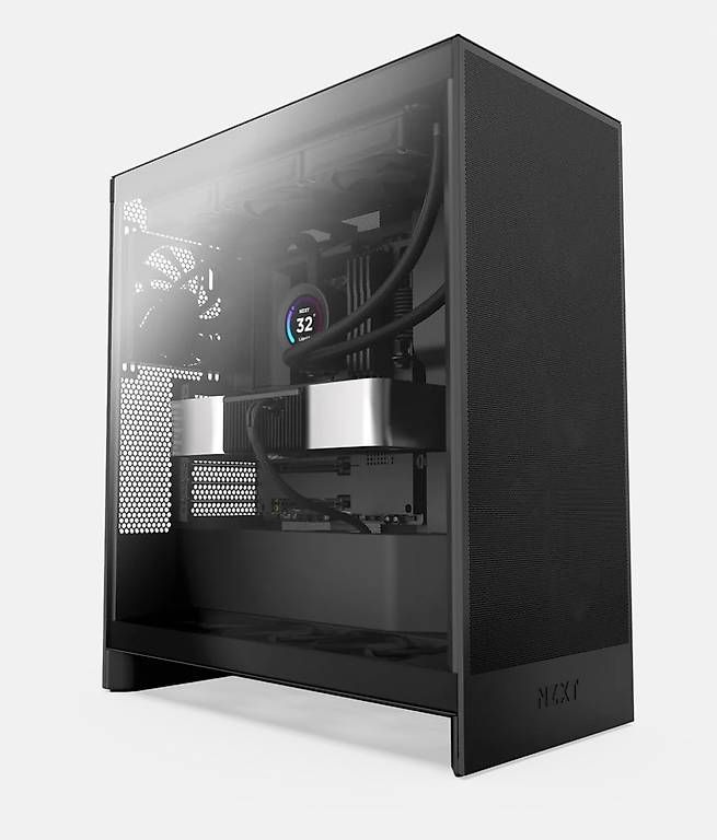 NZXT H7 Flow Gehäuse + 3x Lian Li UNI FAN + Rollbrett (Gebraucht) in ...