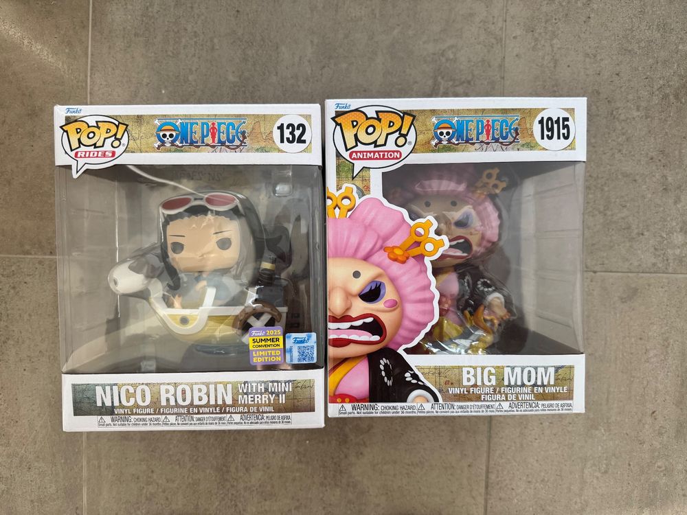 Funko Pop One Piece - Nico Robin with mini merry, Big Mom (Nuovo e nell ...