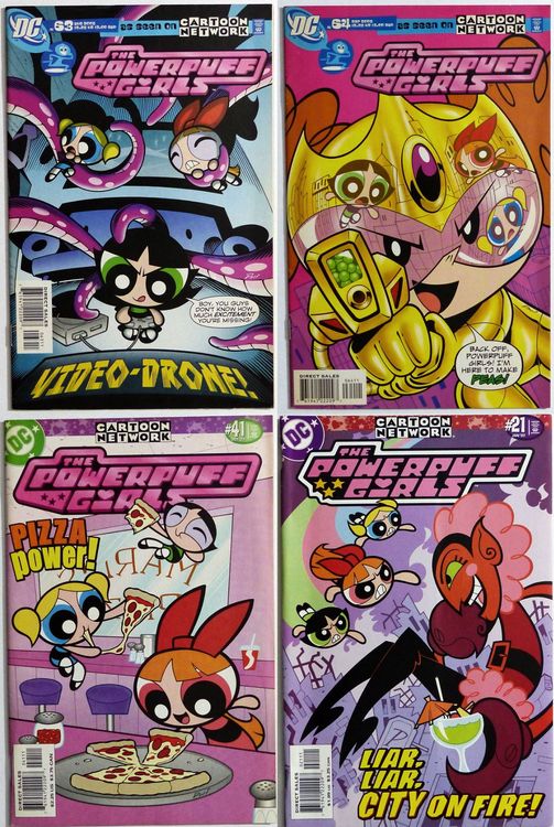 THE POWERPUFF GIRLS LOT OF 4 VINTAGE COMICS DC COMICS | Kaufen auf Ricardo