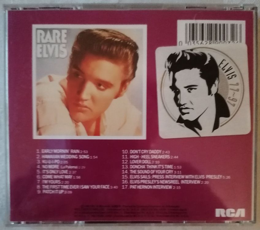 Rare Elvis Vol. 2 - CD - Club Sonderedition RCA - Presley (Gebraucht ...