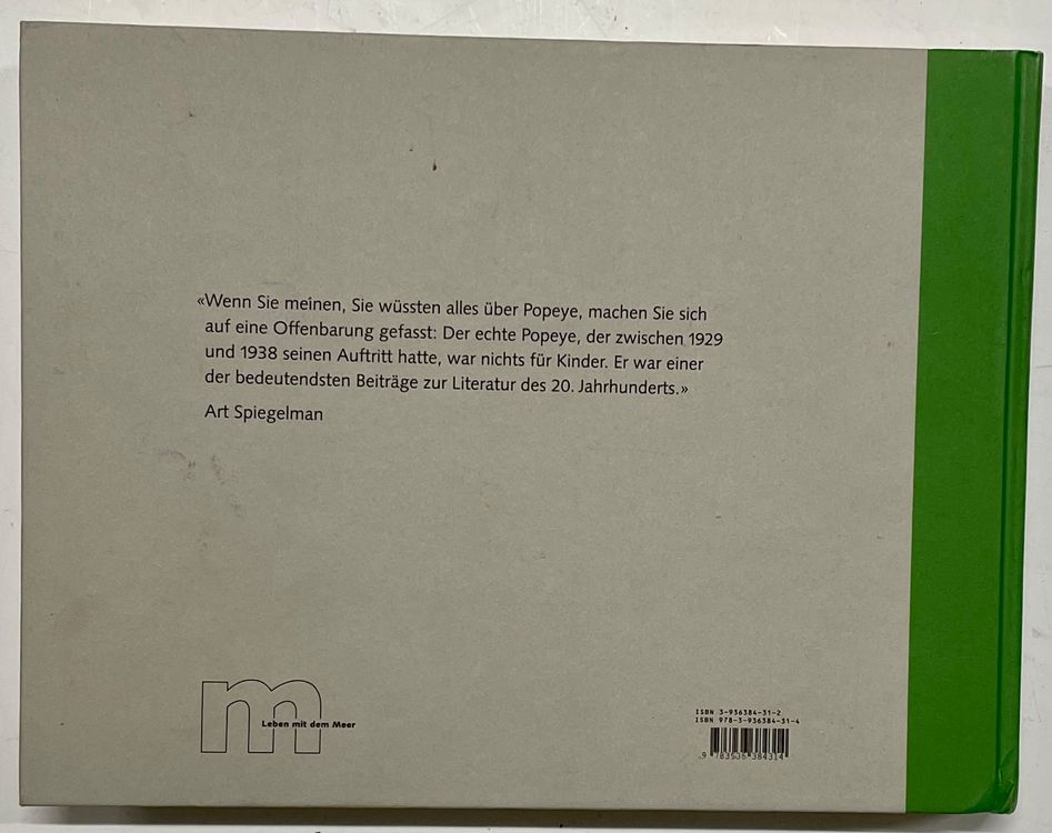 Elzie Segar Comic-Zeichner der Figur des Popeye Buch (Gebraucht) in ...