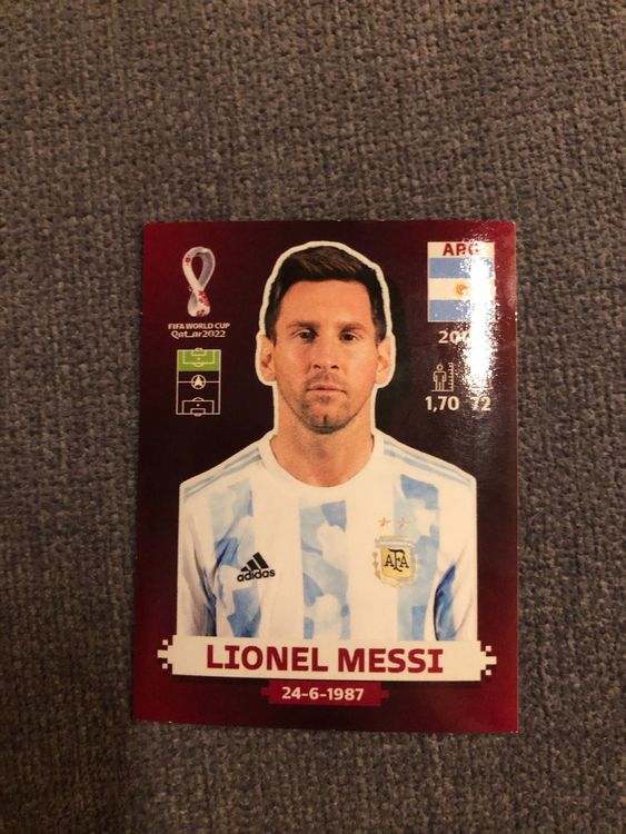 Panini WM 22, Messi (Neu (gemäss Beschreibung)) in Hinwil für CHF 5.2 ...