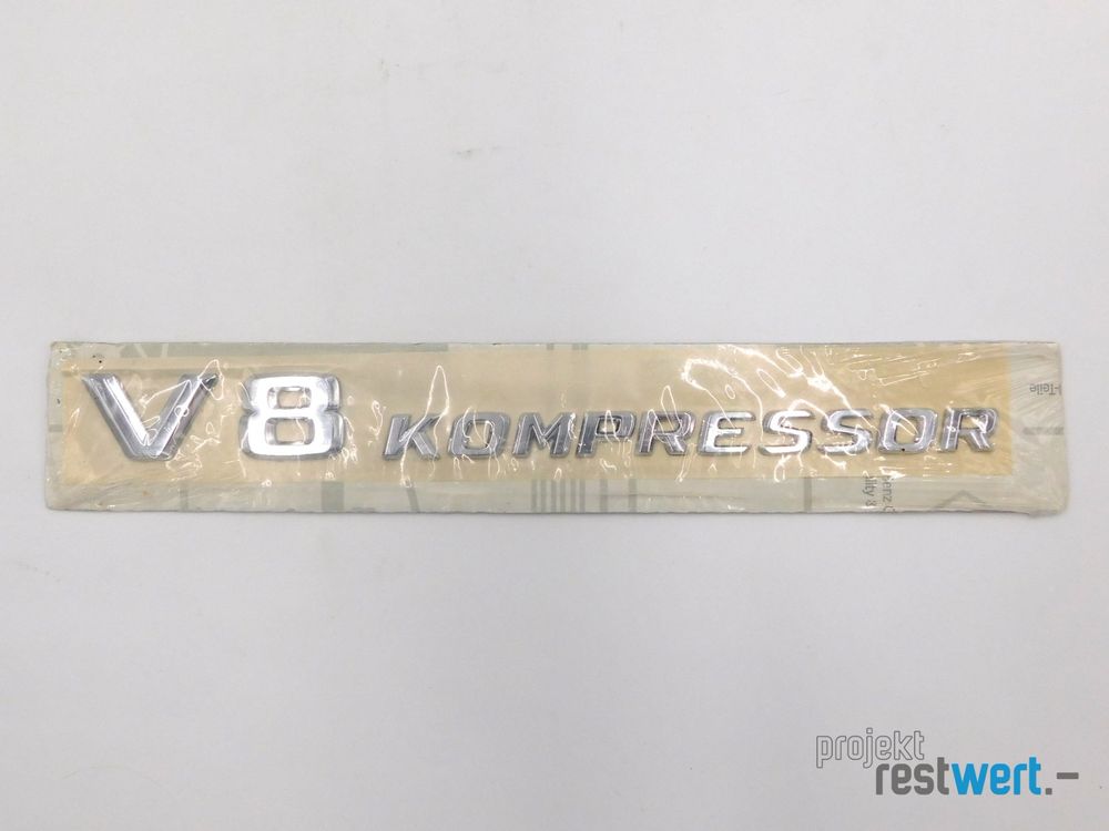 V8 Kompressor Logo OEM Teil von MERCEDES-BENZ (Neu und originalverpackt ...