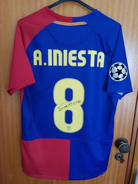 Andres Iniesta - FC Barcelona Champions Finale 2009 Signiert (Neu ...
