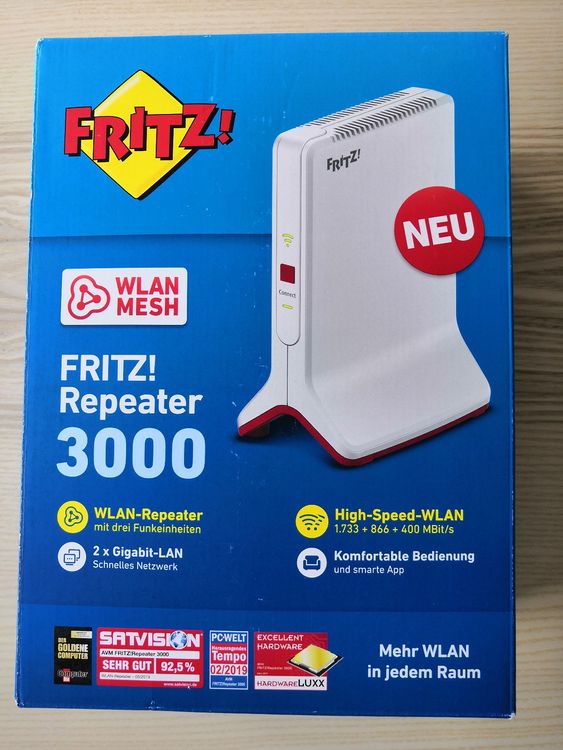 AVM Fritz Repeater 3000 - WLAN Extender | Kaufen auf Ricardo
