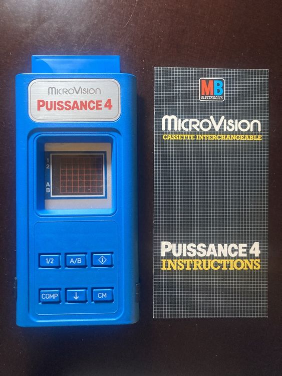 MB Modul für MicroVision Spiel: "Puissance 4", Rarität! (Gebraucht) in ...