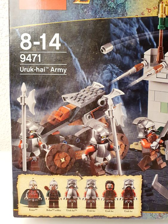 Lego 9471 Der Herr der Ringe Uruk-hai Army Neu (Neu und ...