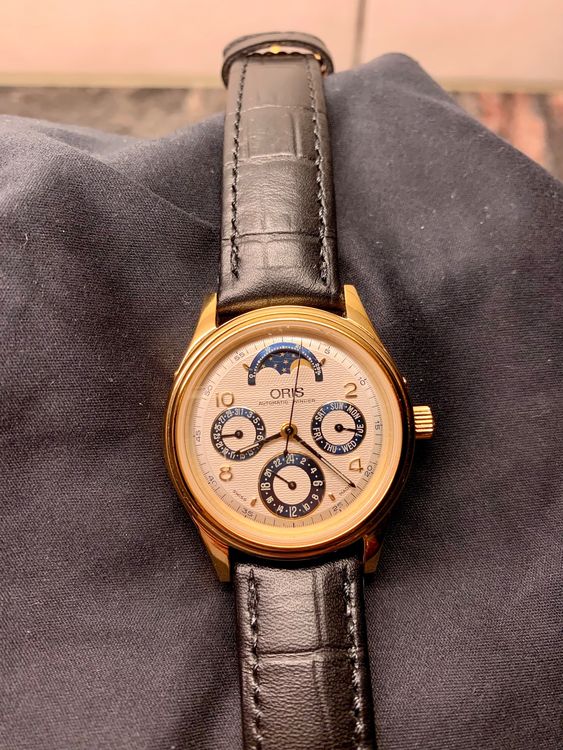 Oris Complication Moonphase 18k Gold, Ref. 7433 | Kaufen auf Ricardo