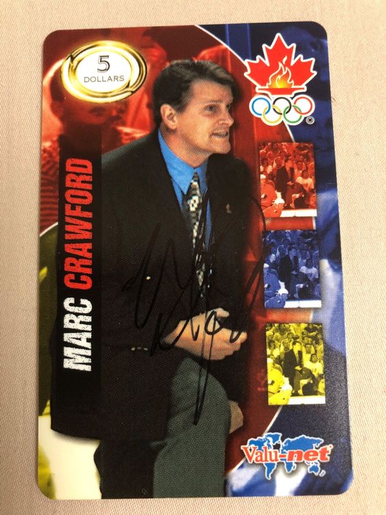 Marc Crawford ZSC Hockey Card Telephone Card (Gebraucht) in ...
