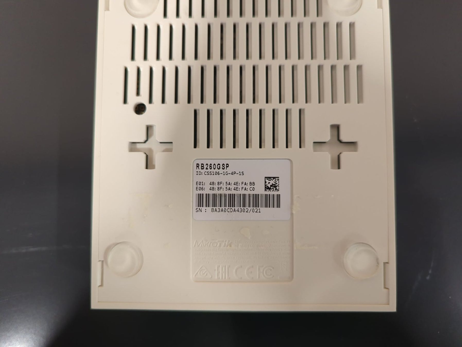 Mikrotik RB260GSP (5x Gigabit PoE out Ethernet Smart Switch) (Gebraucht ...