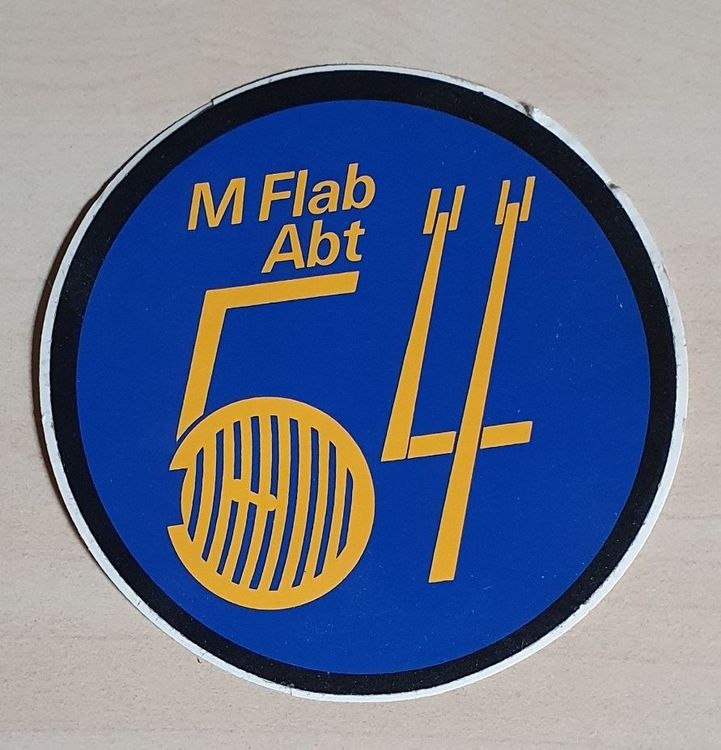 Aufkleber M Flab Abt 54 | Kaufen auf Ricardo