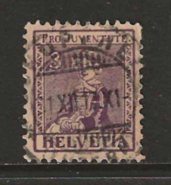 1917 : Pro Juventute Nr. J7 mit ET Stempel : KP 1140.-- | Kaufen auf Ricardo