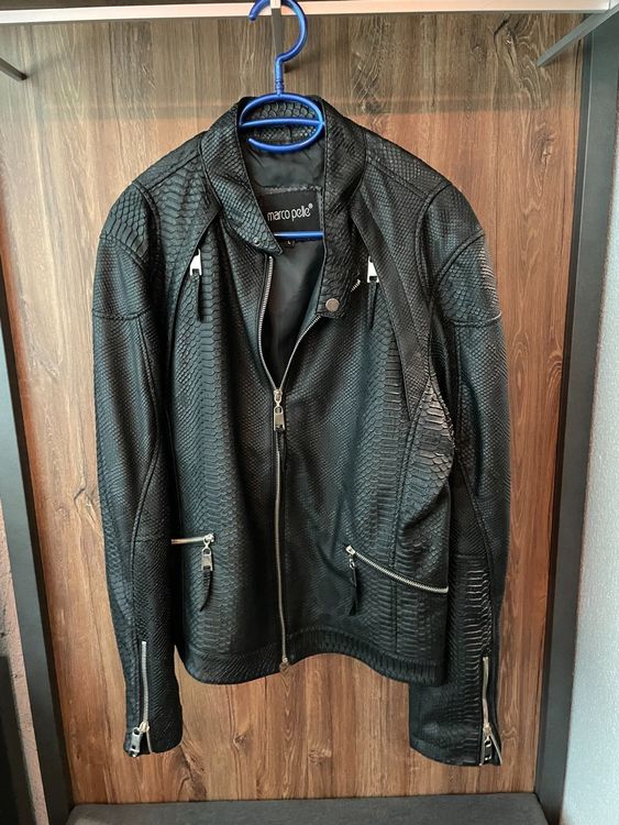 Stylische "Kroko-Optik" Jacke ( Marco Pelle ) Ungetragen!! (Neu (gemäss ...