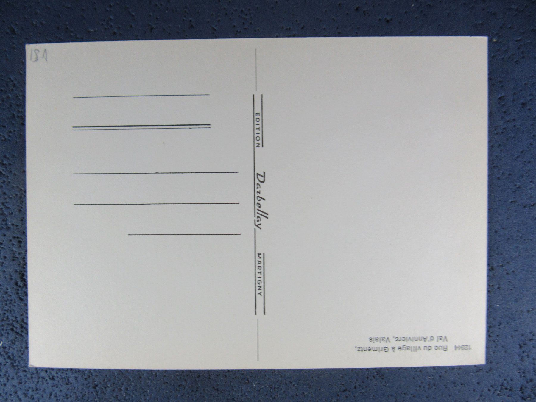 GRIMENTZ DORFSTRASSE VAL D'ANNIVIERS VS AK (Gebraucht) in Ettingen für ...