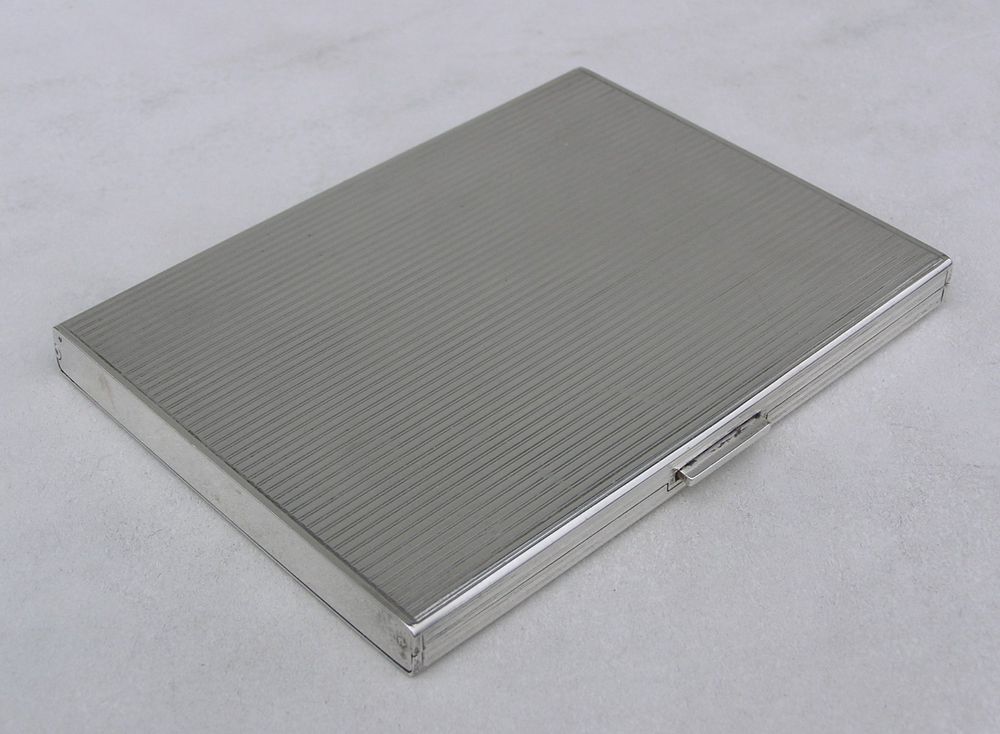 GROSSES MASSIVES ZIGARETTENETUI 800 SILBER | Kaufen auf Ricardo