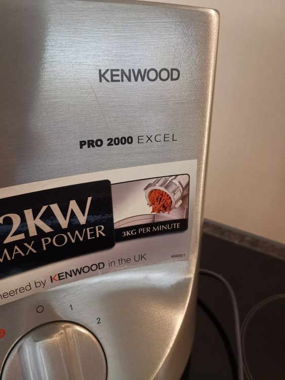 Kenwood Pro 2000 Exel Fleischwolf Neupreis 280 CHF wie NEU | Kaufen auf ...