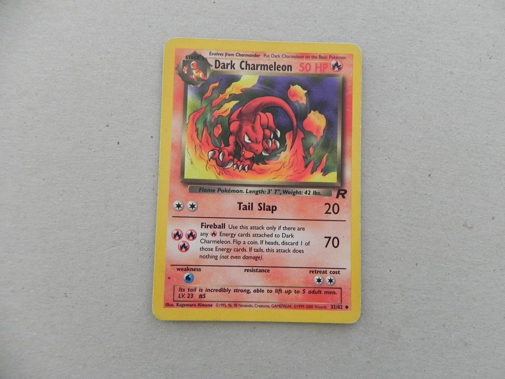 Basic Pokémon Card Dark Chameleon 50 HP | Kaufen auf Ricardo