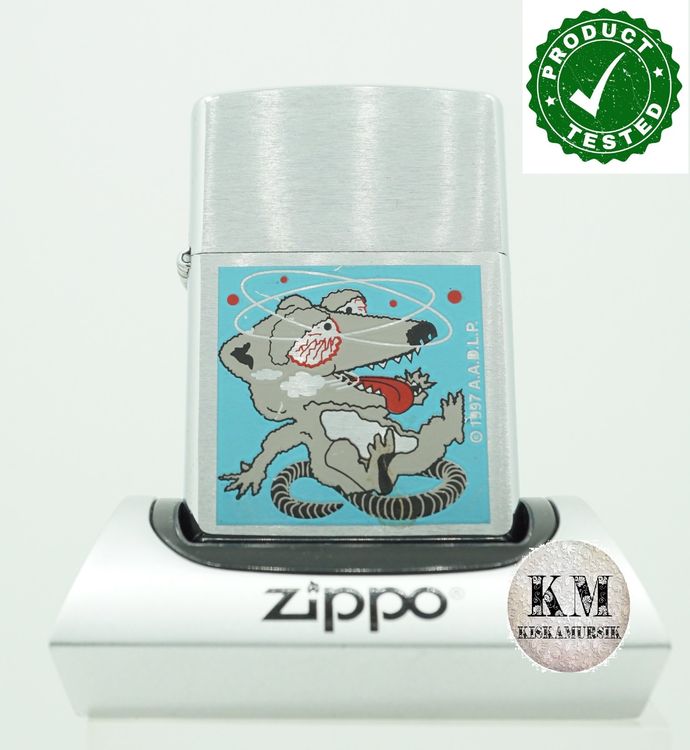 ZIPPO® A.A.D.L.P. - PRINT - 1997 - GEZÜNDET | Kaufen auf Ricardo