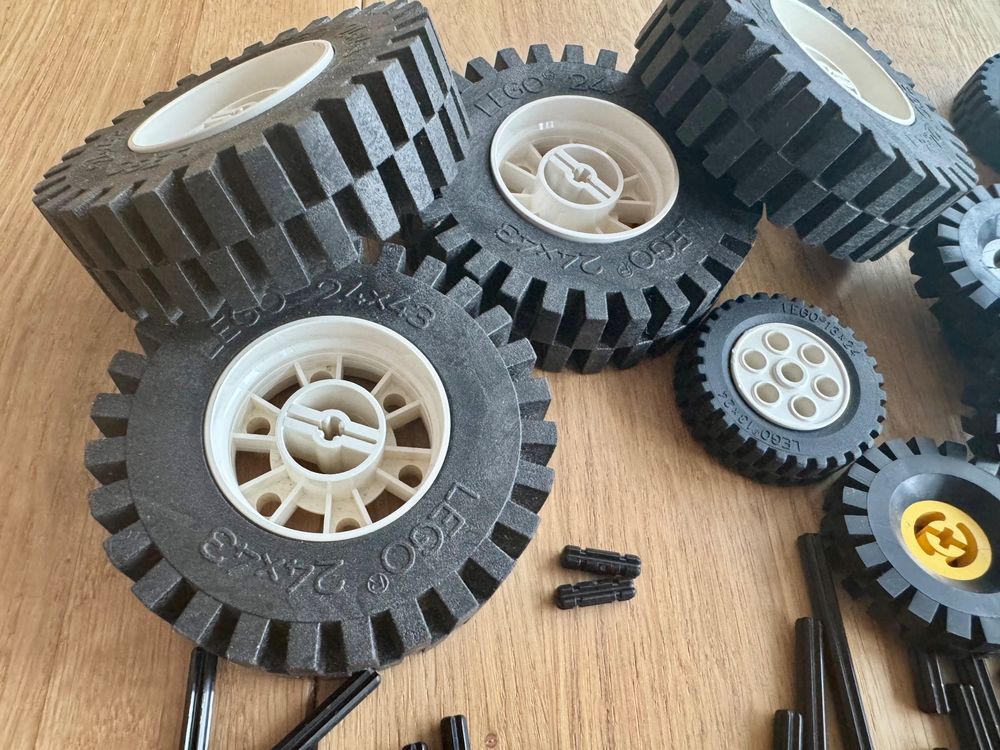 Lego Technik Konvolut, viele Teile, Räder, Achsen, Steine (Gebraucht ...