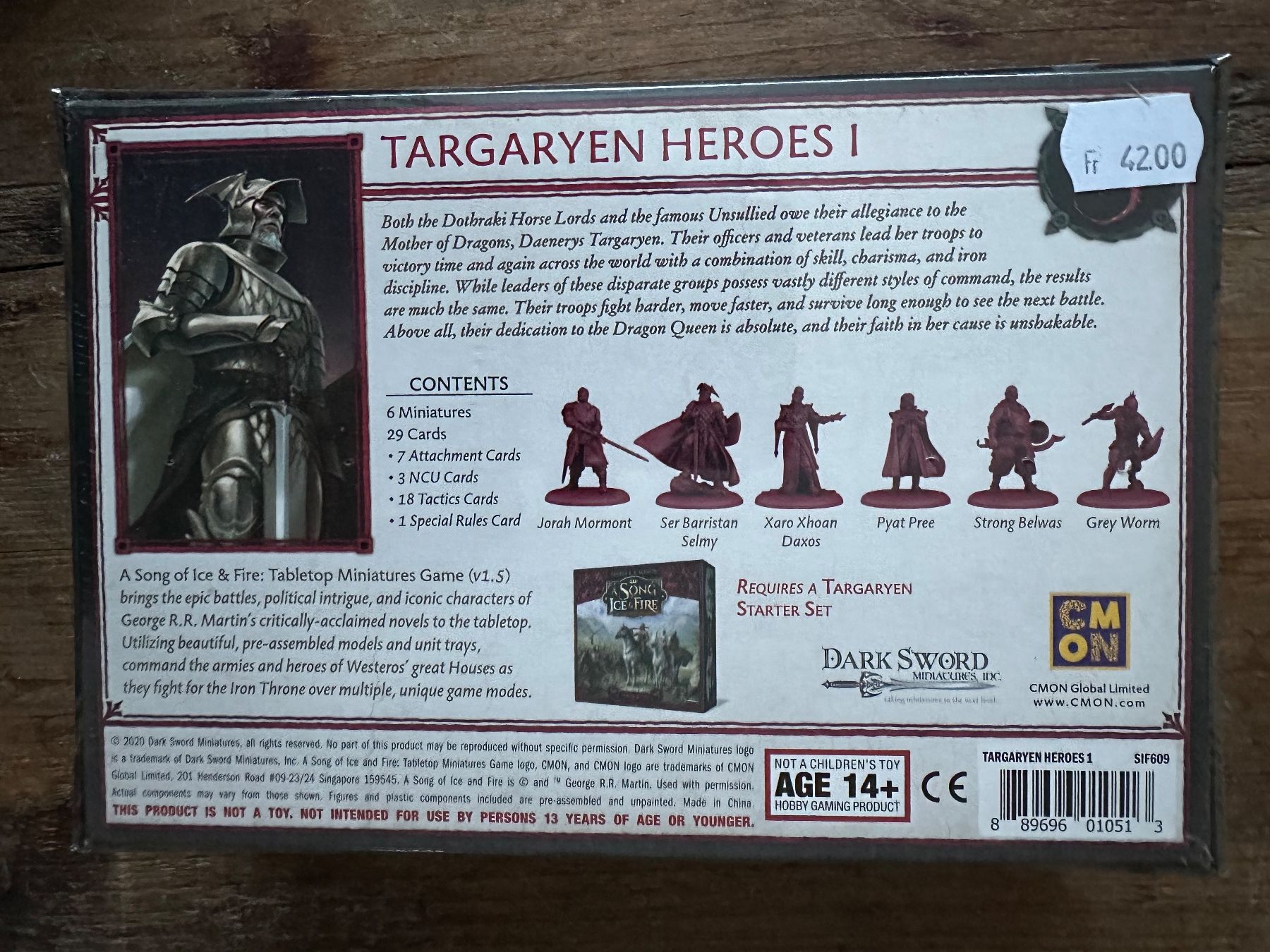 A Song of Ice & Fire: Targaryen Heroes I - Neu & OVP (Neu und ...