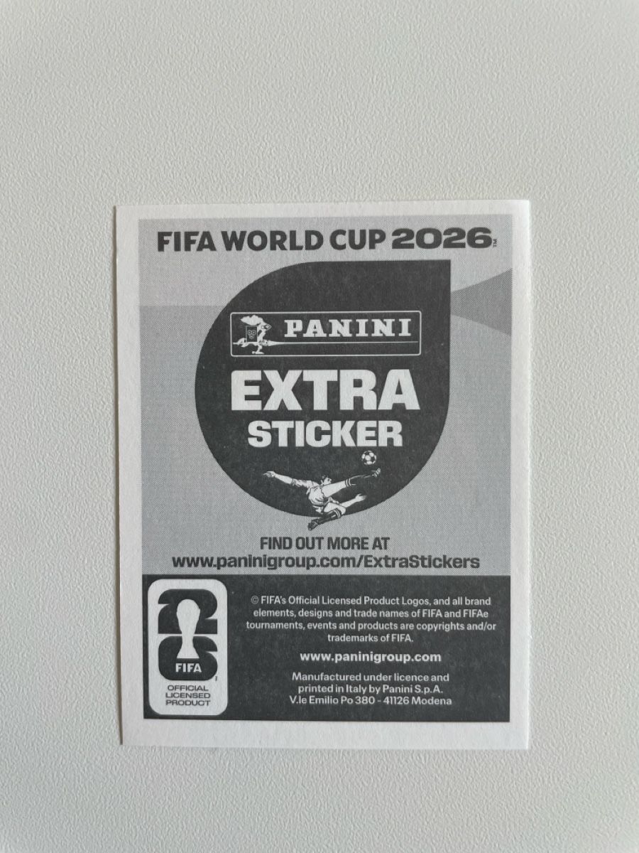 Lionel Messi Panini Extra Sticker Gold FIFA World Cup 2026 (Neu (gemäss ...