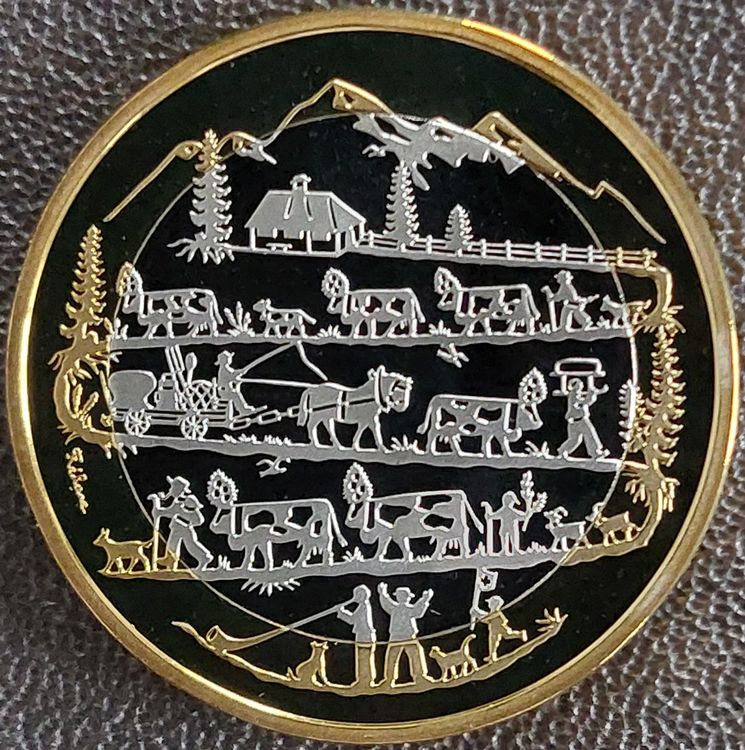 10 Fr. Gedenkmünze 2015 pp Alpabzug (Neu (gemäss Beschreibung)) in Arch für CHF 45 – mit ...