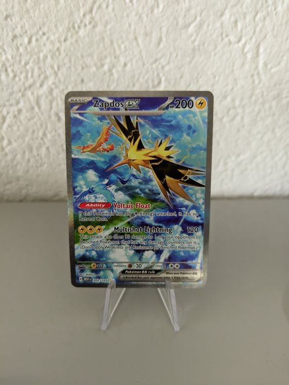 Zapdos EX - Special Illustration Rare - Pokemon 151 - EN (Gebraucht) in ...