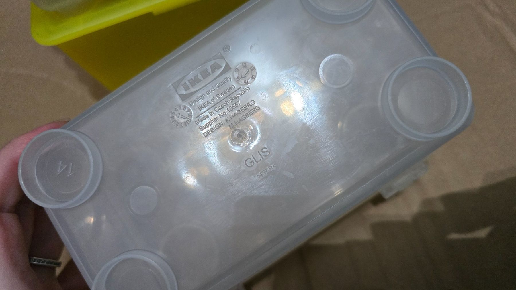 6 farbige Ikea Glis Box mit Deckel / LEGO Style (Gebraucht) in Thalwil ...