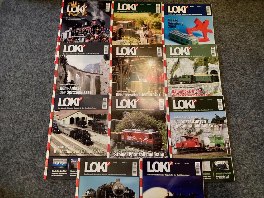 LOKI Modelleisenbahnmagazin, Kompletter Jahrgang 2006 (Gebraucht) in ...