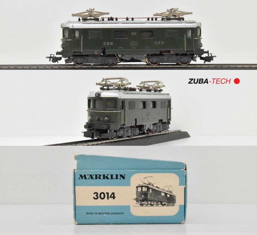 Märklin 3014 E-Lok RET 800, Re 4/4, SBB, H0 WS Analog OVP | Acheter sur ...