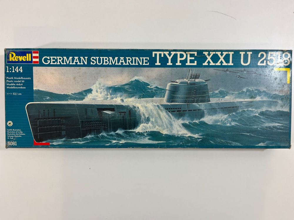 Revell 1/144: German Submarine Type XXI U 2518 (Neu und ...