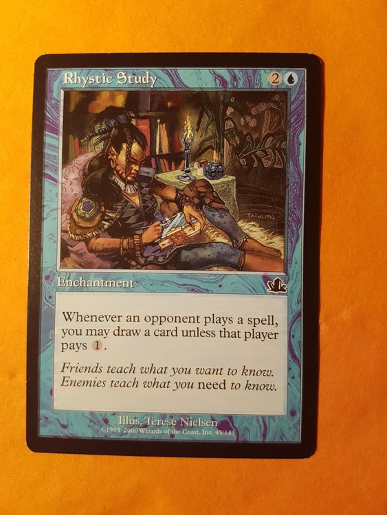 Magic the Gathering - Rhystic Study (Gebraucht) in für CHF 15 – mit ...