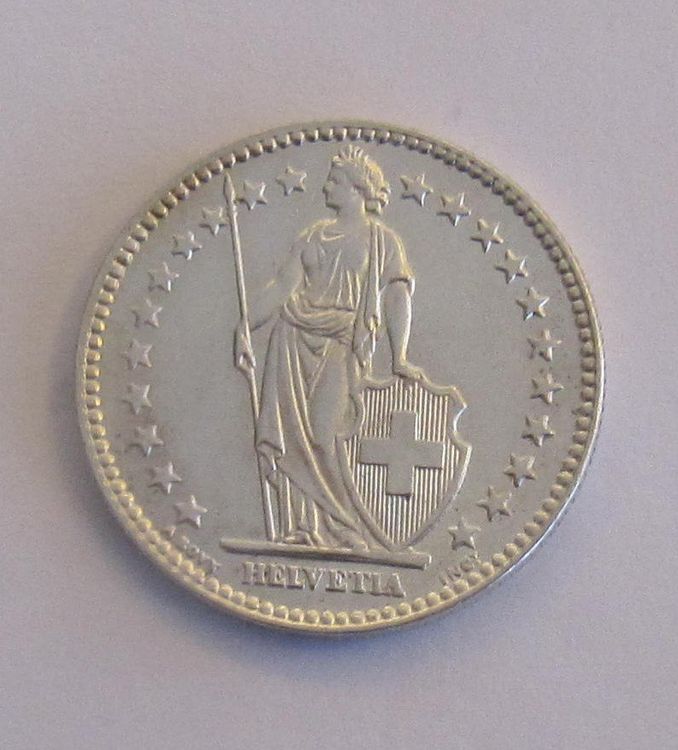 Münze 2 Franken 1955 (stgl) | Kaufen auf Ricardo