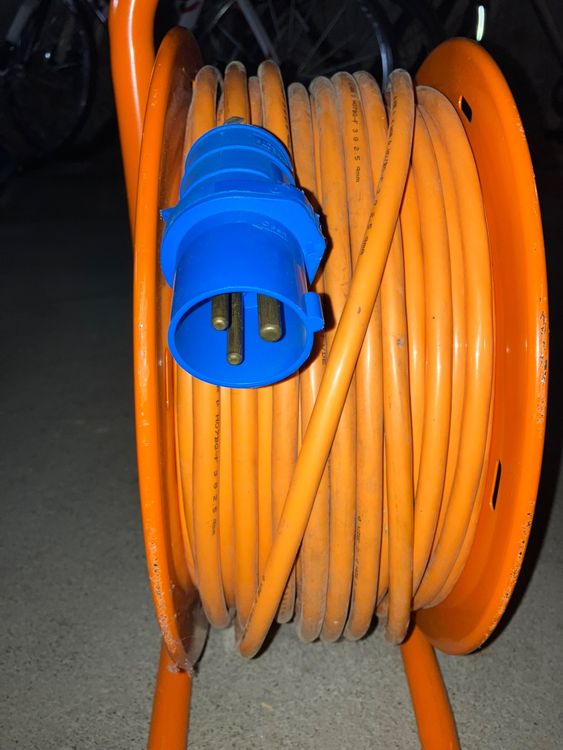 Kabelrolle 230 Volt Pourkabel 3 x 2.5 mm Länge 60 Meter | Kaufen auf ...