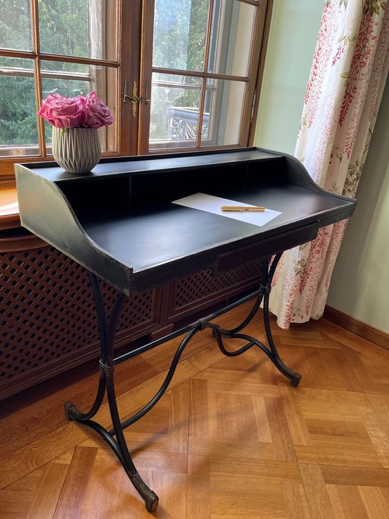 Vintage Industrial Schreibtisch Sekretär Pult Büro Metall (Gebraucht ...