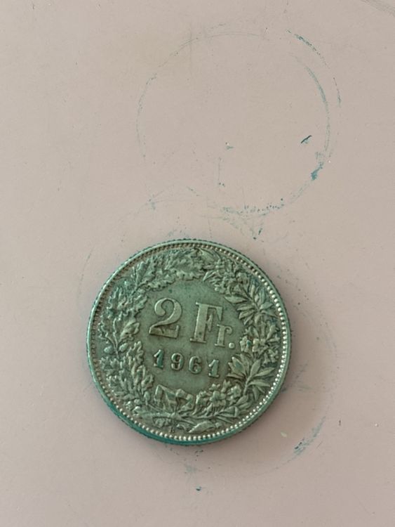 2 Franken 1961 (Gebraucht) in Allschwil für CHF 8 – mit Lieferung auf Ricardo kaufen
