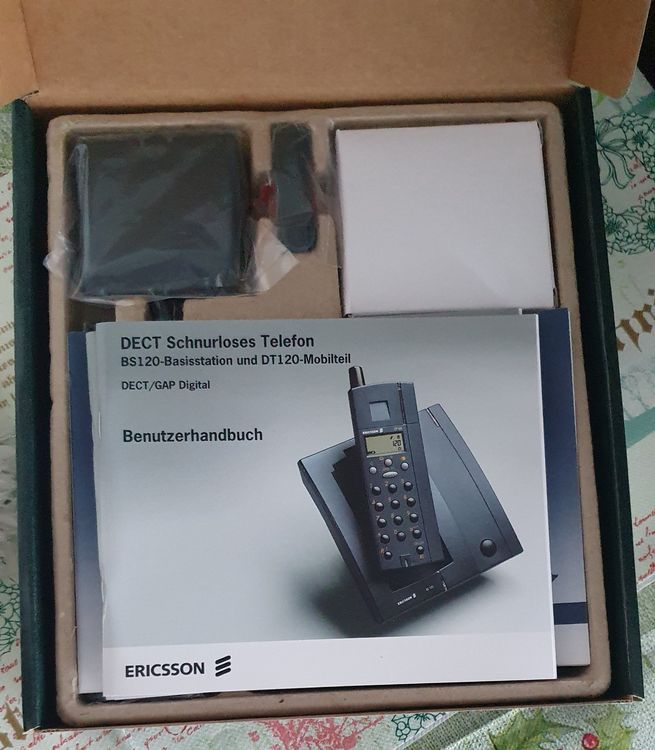 SONY ERICSSON schnurlos DT120 + Basisstation BS120 in OVP (Neu und ...