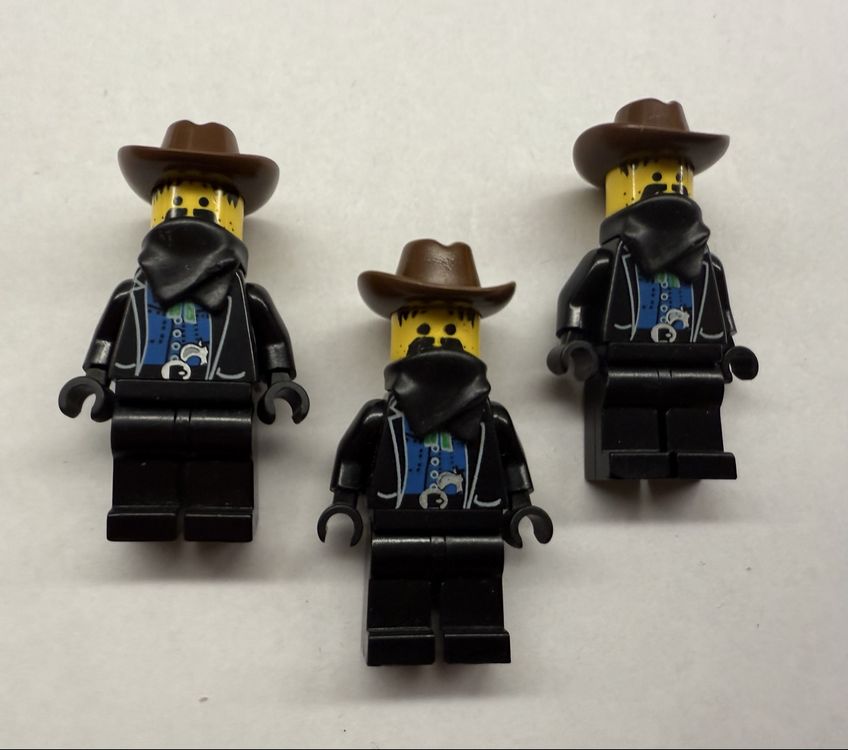 3 Lego Western Cowboys Figuren Minifiguren Sheriff (Gebraucht) in ...