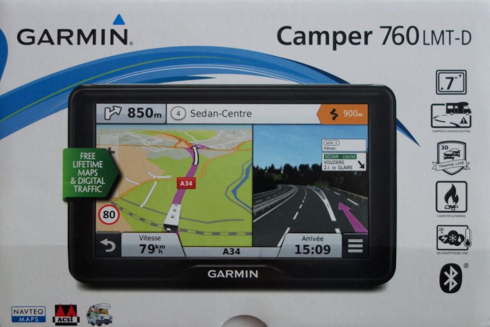 Garmin Camper 760 LMT-D – GPS-Gerät und Reiseplaner (Gebraucht) in Bern für CHF 102 – mit ...