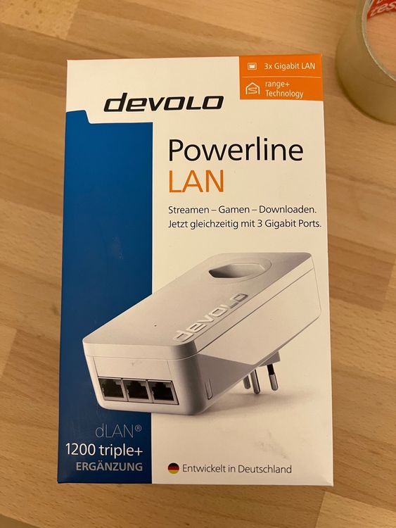 Devolo Powerline dLAN 1200 triple+ und dLAN 1200+ WiFi ac (Neu und originalverpackt) in ...