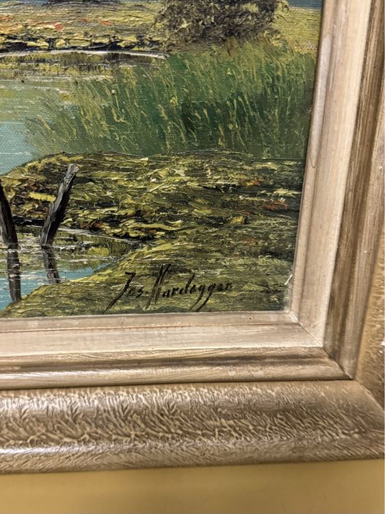 Original gemalte signiert Bild | Kaufen auf Ricardo