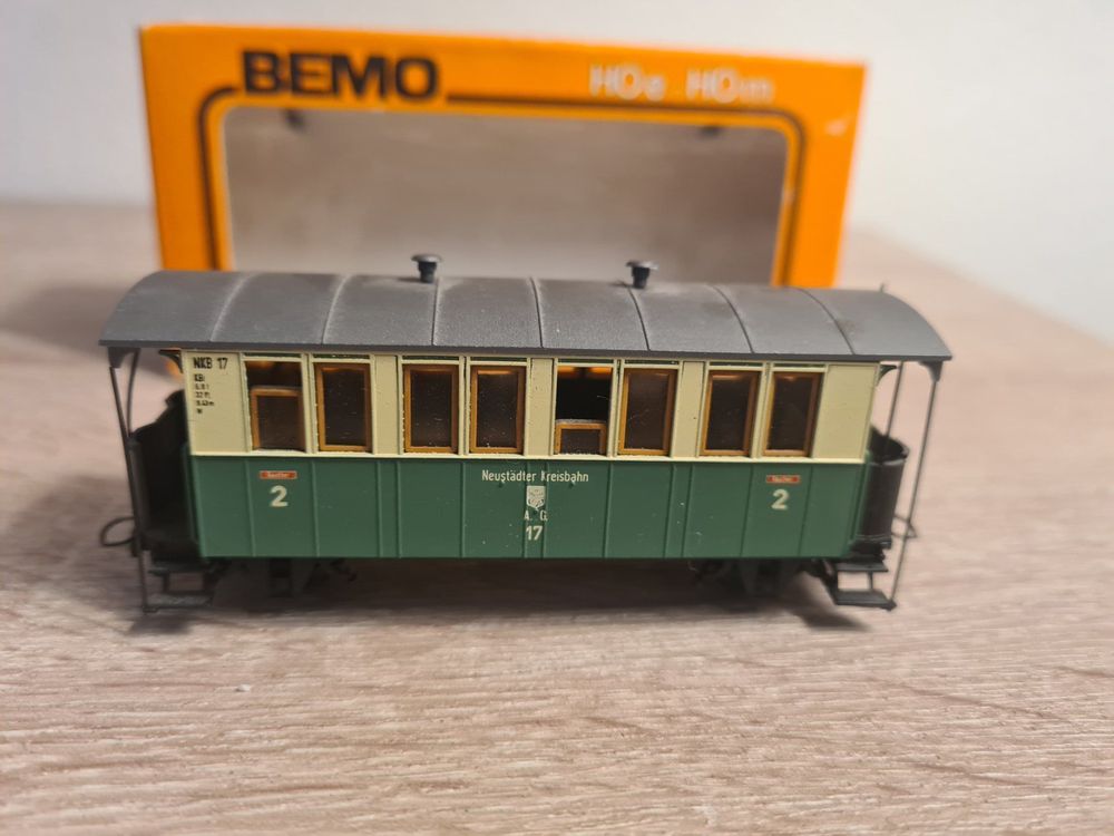 Bemo 3101 Personenwagen 2.Kl NKB HOe (Gebraucht) in St-Aubin-Sauges für ...