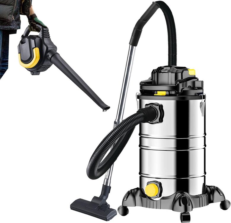 Industriestaubsauger mit 2300 Watt Nasssauger Trockensauger (Neu und ...